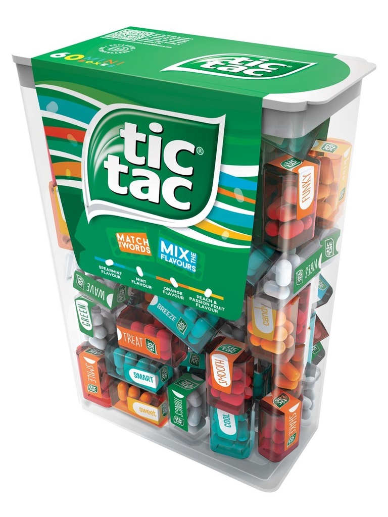 TIC TAC BOXES 60 MINI PUDEŁEK MIX SMAKÓW 228g UE - 7074951376 ...