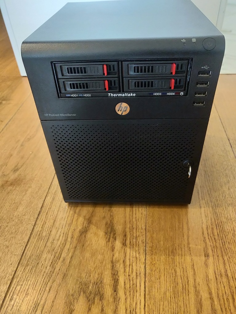 HP MicroServer N40L 16GB ECC! 9xHDD! Idealny NAS! - 7684448417 ...