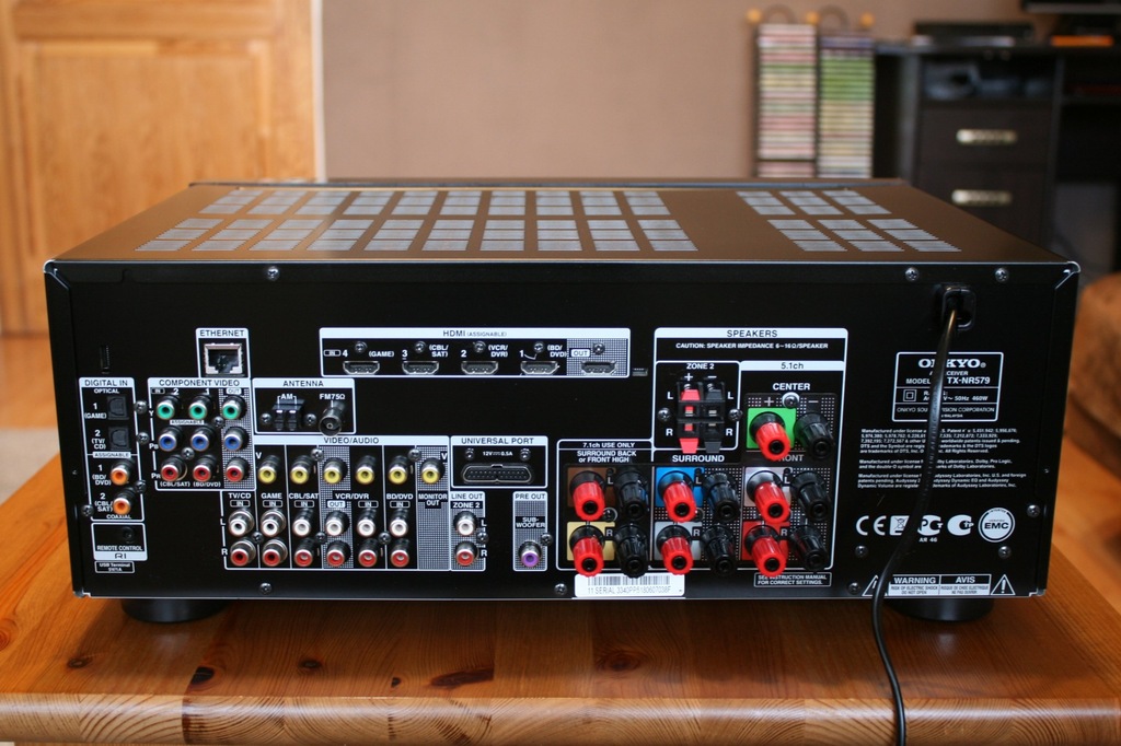 Amplituner Onkyo TX NR 579 USB NET HDMI jak denon - 7239047105 - oficjalne archiwum Allegro