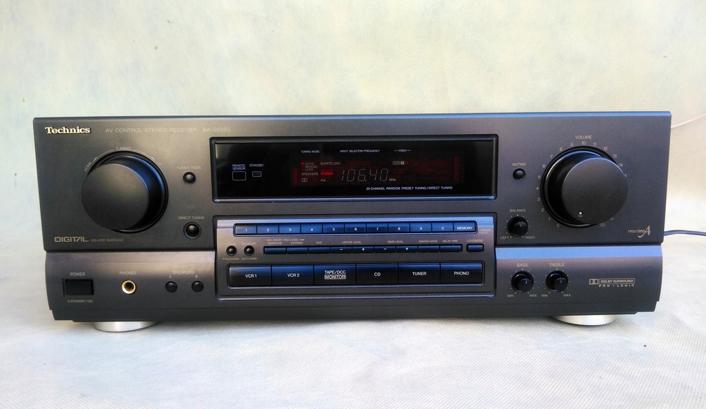 Amplituner Kina Domowego Technics SA-GX550 - 7647488509 - oficjalne ...