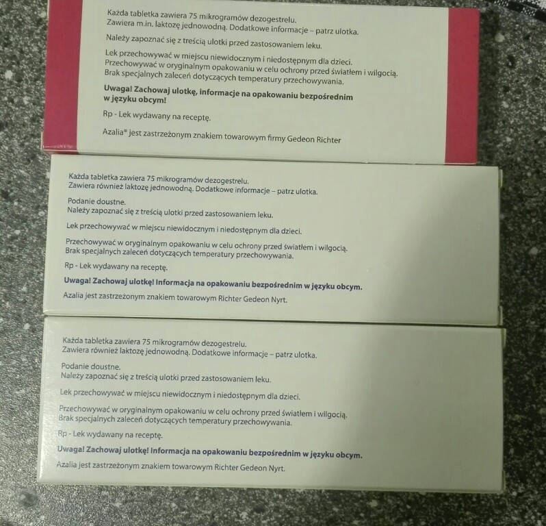 Azalia ANTY koncepcja koncepcyjnych 28szt Tabletek - 7339367300 ...