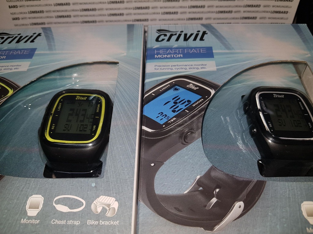 ZEGAREK CRIVIT HEART RATE MONITOR ! 346/18 345/18 - 7416103831 ...