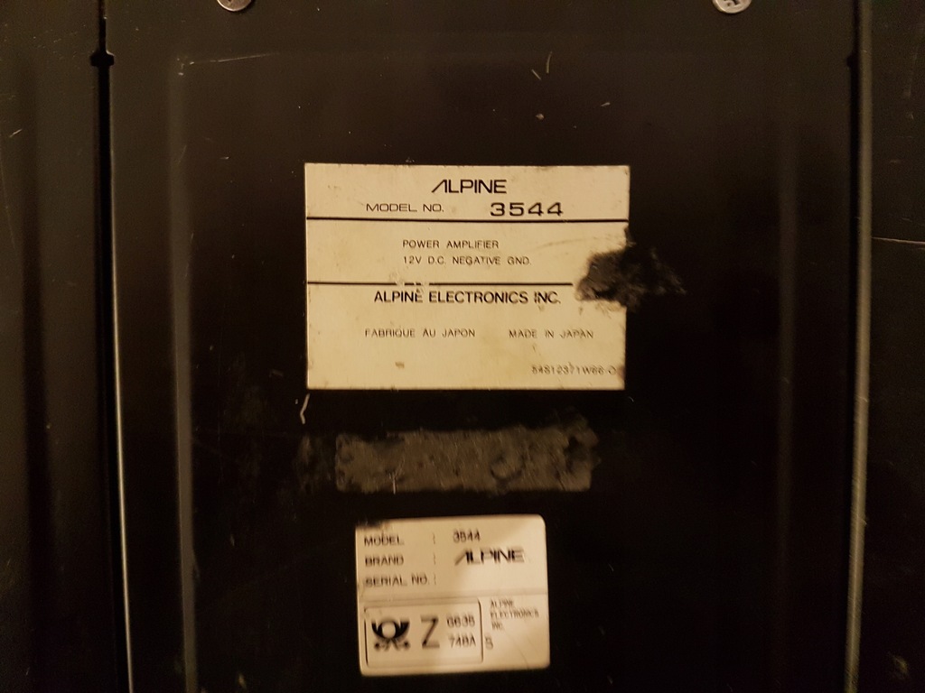 Wzmacniacz Alpine 3544 - 7726700018 - oficjalne archiwum Allegro