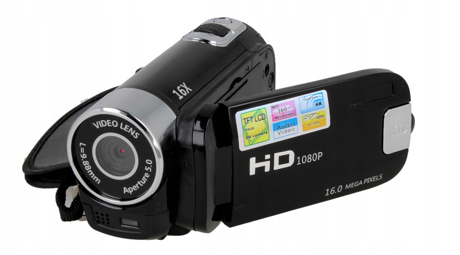 Kamera cyfrowa HD aparat 16 MPX 4xZoom SD 32GB T78 - 7018632180 ...