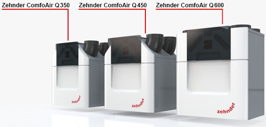 Rekupertor Zehnder Aeris ComfoAir Q350 Basic TR - 7395990012 - oficjalne archiwum Allegro