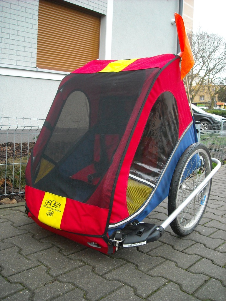 Przyczepka rowerowa riksza Chariot Chauffeur 2 ALU - 7087451539 ...