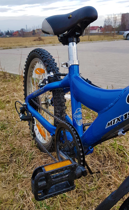 Rower GIANT MTX150 - 20 cali, 5 biegów, niebieski - 7271408938 ...