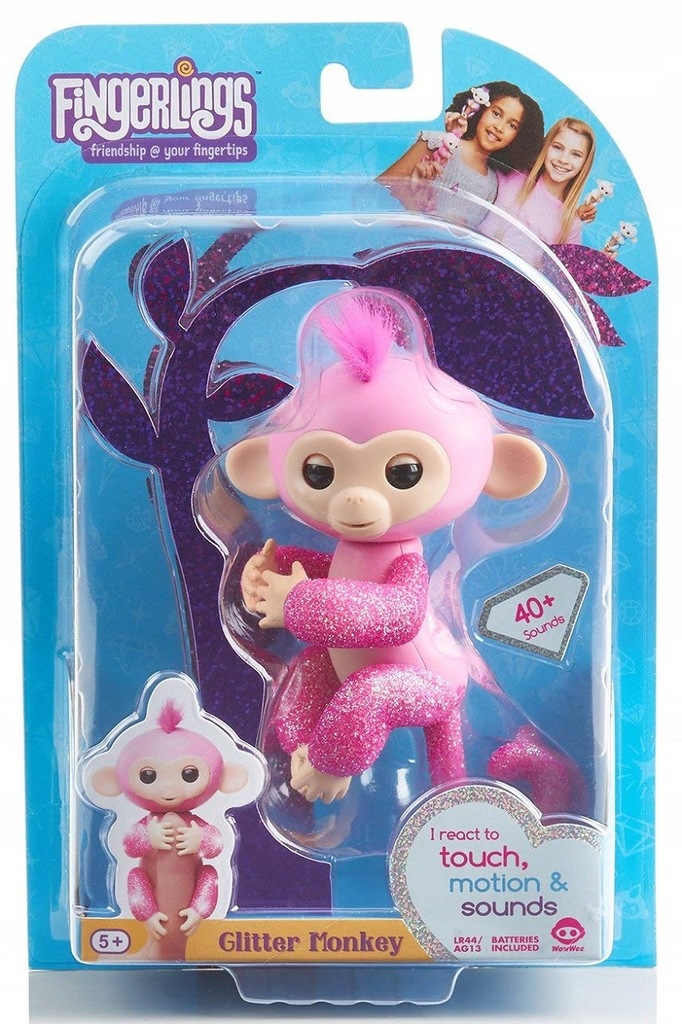FINGERLINGS MAŁPKA BROKATOWA ROSE RÓŻOWA 3764 - 7544186137 - oficjalne ...