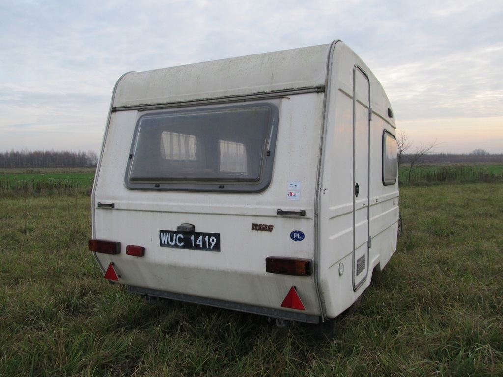 PRZYCZEPKA KEMPINGOWA NIEWIADÓW N-126N - 7668324781 - oficjalne archiwum Allegro