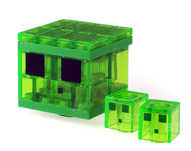 LEGO Minecraft Duży Slime cube szlam z zest. 21137 - 6974879387 ...