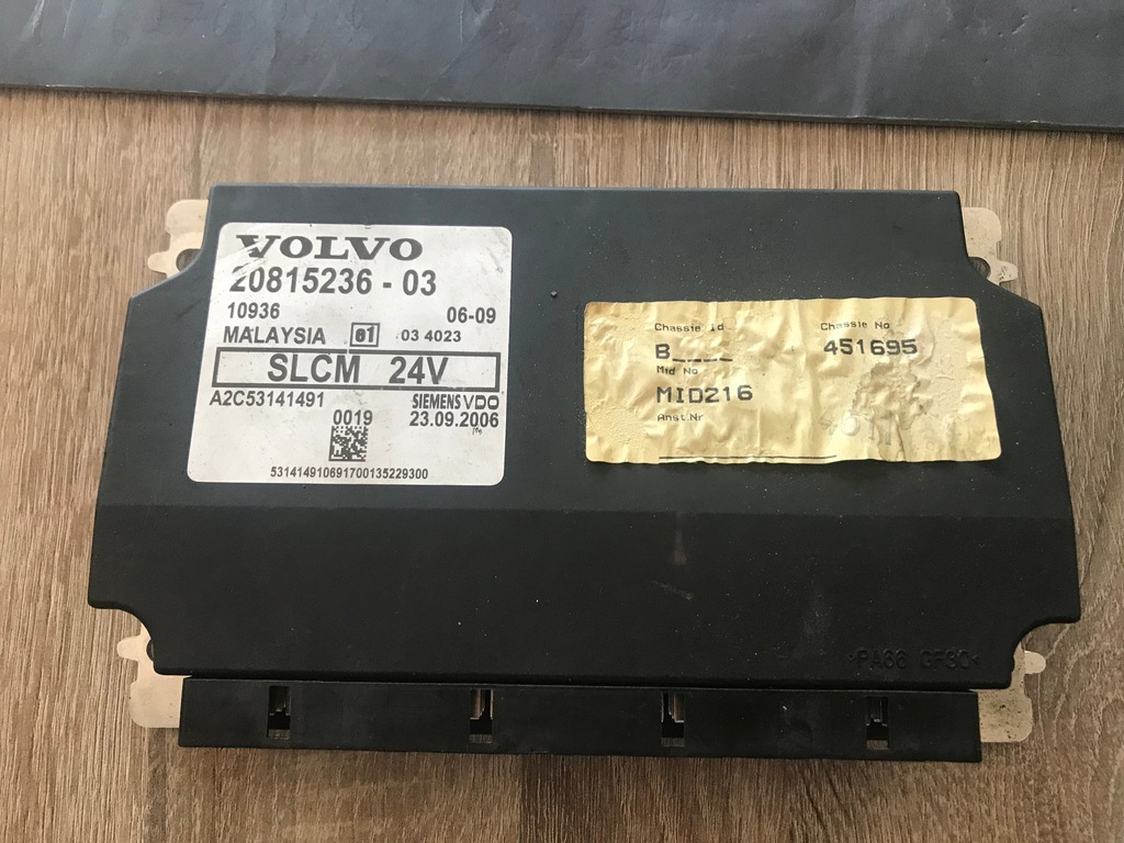 STEROWNIK MODUŁ OŚWIETLENIA VOLVO FH 20815236 - 7336149601 - oficjalne ...