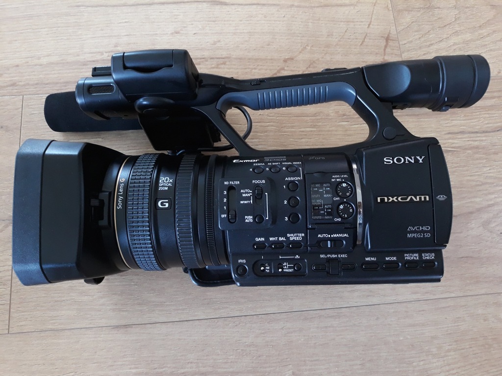 Kamera SONY NXCAM HXR-NX5E 2xSD - 7434089647 - oficjalne archiwum Allegro