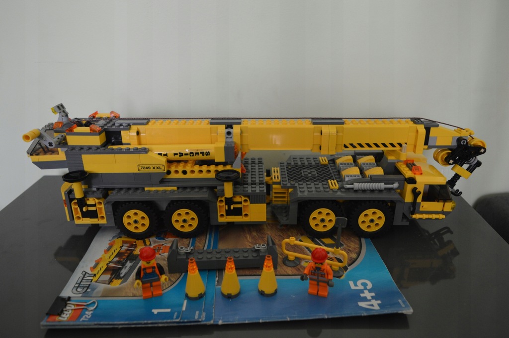 LEGO CITY 7249 XXL OGROMNY SAMOJEZDNY ŻURAW UNIKAT - 7538133579 ...