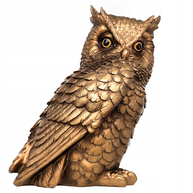 EFEKTOWNA FIGURKA SOWA SYMBOL MĄDROŚCI NA PREZENT - 6983810392 ...