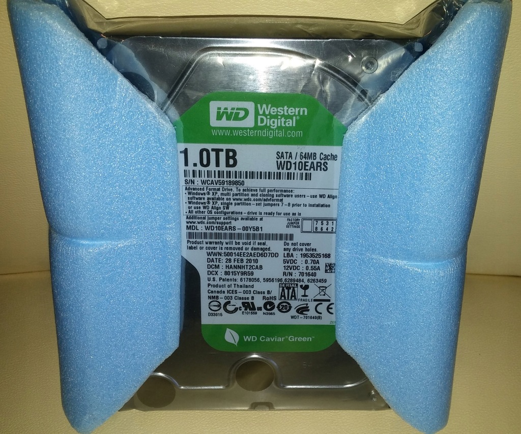 WD CAVIAR GREEN HDD 1TB 3,5 WD CAVIAR GREEN HDD 1TB 3,5