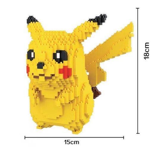KLOCKI POKEMON PIKACHU DIY MICRO MAGIC BLOCKS WB - 7045475634 ...