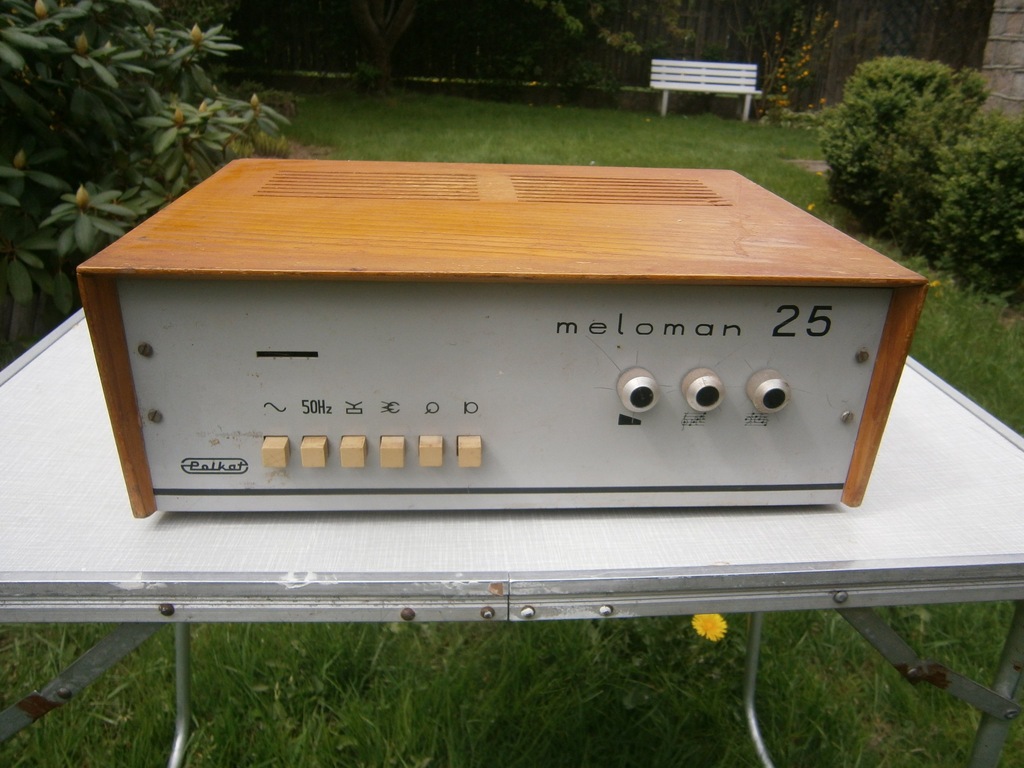 Stary polski wzmacniacz lampowy MELOMAN 25 - 7322150991 - oficjalne ...