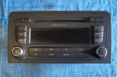 RADIO CD AUDI CONCERT 8P0035186P 2DIN AUDI A3 8P - 8421385855 - oficjalne archiwum Allegro