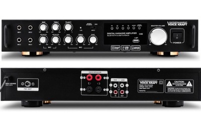 WZMACNIACZ AMPLITUNER STEREO BLUETOOTH USB MP3 FM - 11623518459 - oficjalne archiwum Allegro