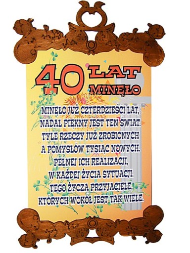 dyplom URODZINY 40 LAT MINĘŁO extra prezent HIT!!! (6934275663 ... dyplom URODZINY 40 LAT MINĘŁO extra prezent HIT!!! (6934275663 ...