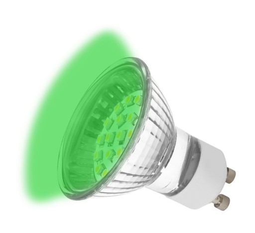 Żarówka ledowa LED 8 SMD GU10 na 230V zielona (LUX01616) • Cena, Opinie ... Żarówka ledowa LED 8 SMD GU10 na 230V zielona (LUX01616) • Cena, Opinie ...